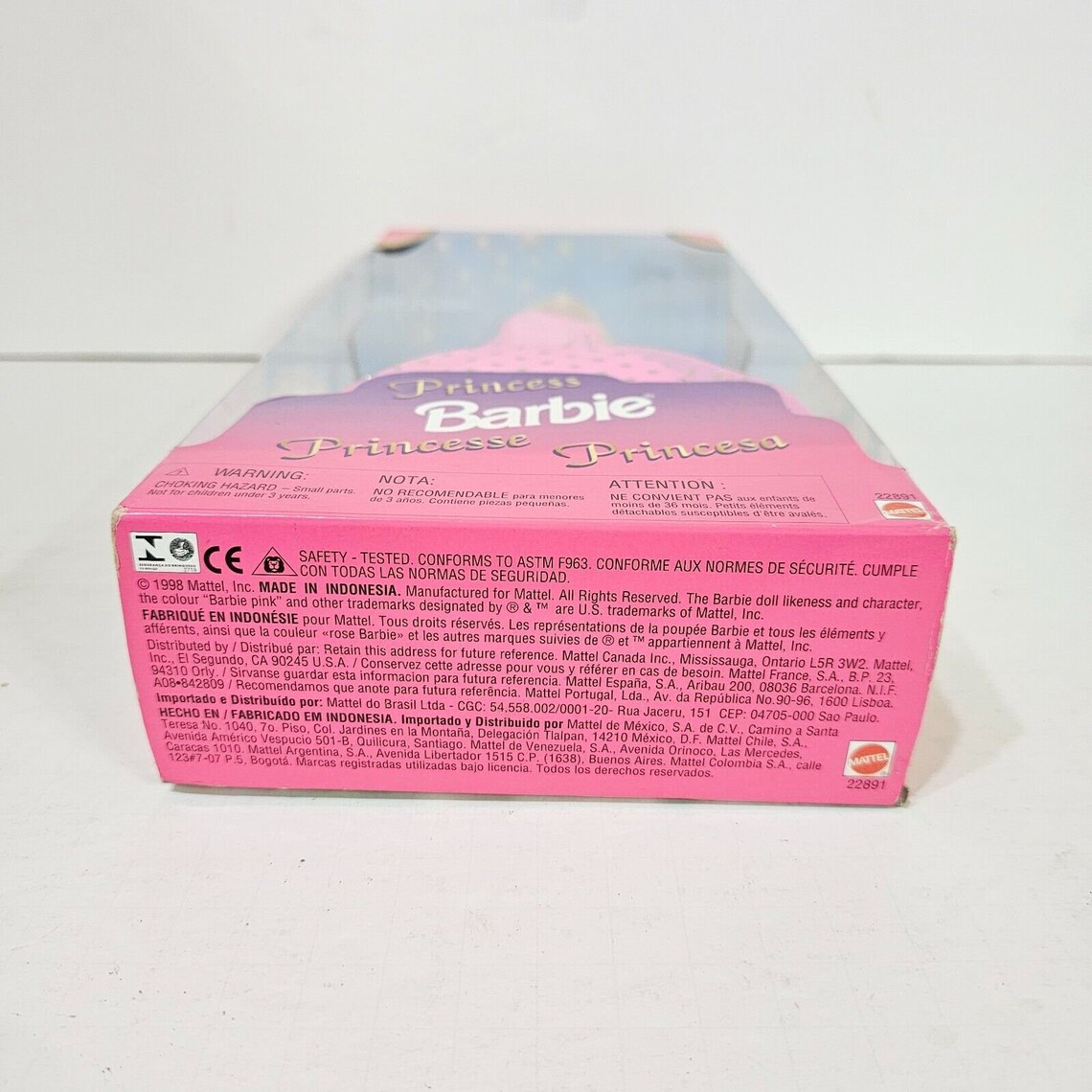 Vintage 1998 Princess Barbie Blonde Doll Easy to Dress Mattel 22891 ...