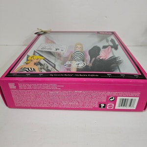 2008 New 50th Anniversary Barbie Doll 1959 Vintage 50s Striped Swimsuit ...