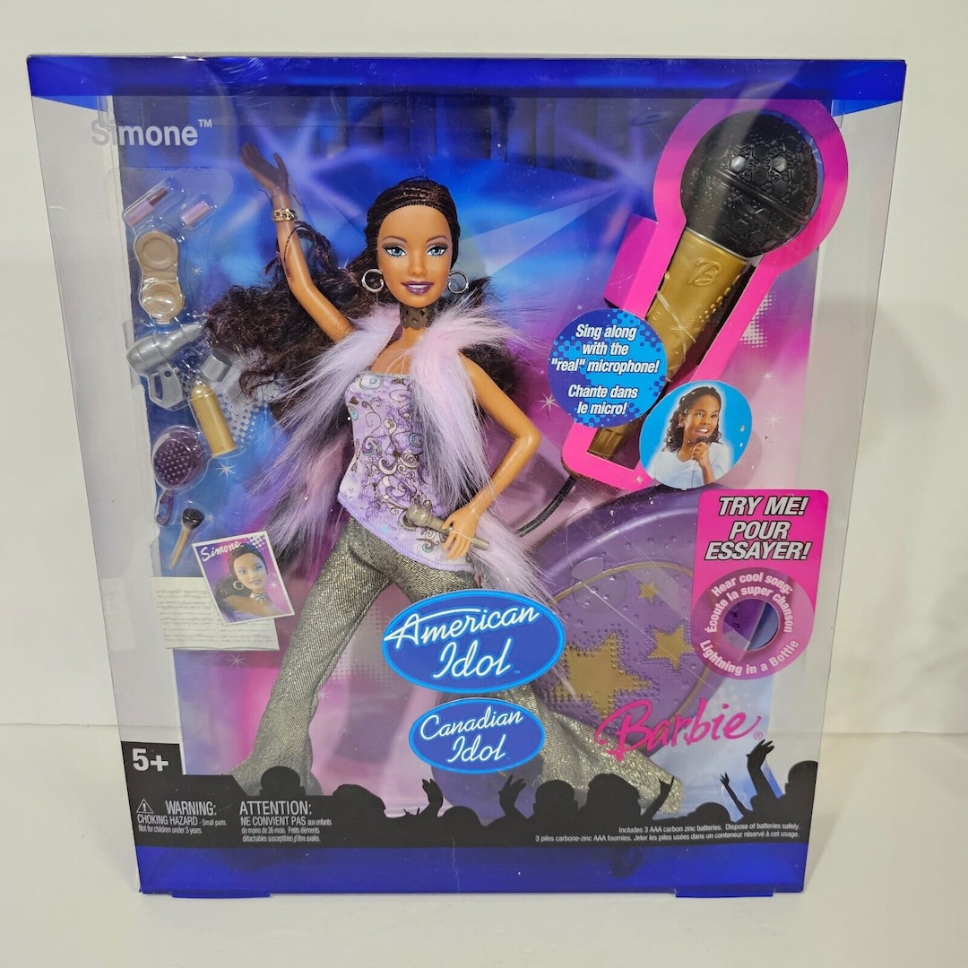 2005 Barbie American Idol Doll 12 Sing Along Microphone Karaoke Mattel ...