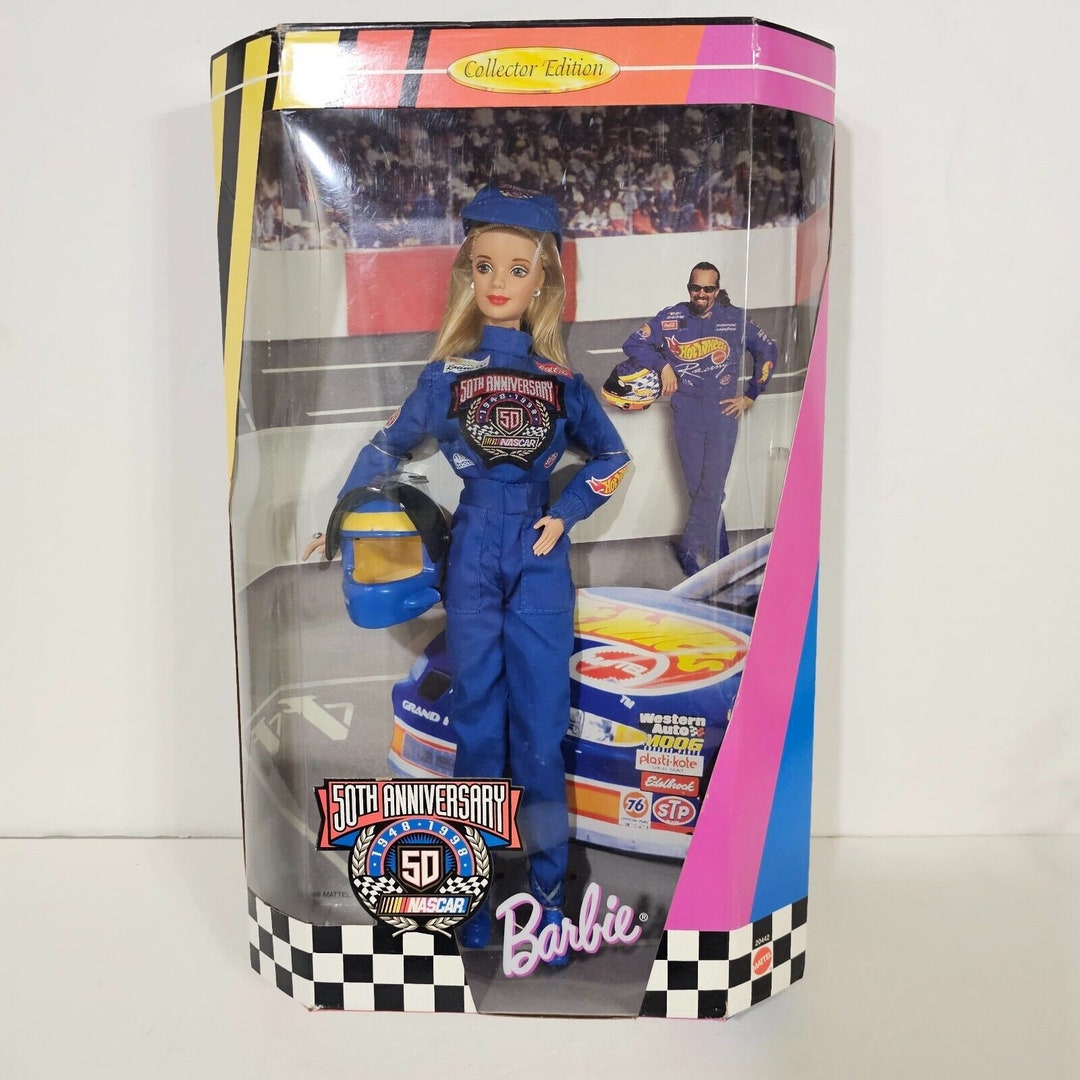 50th Anniversary Nascar 1998 Barbie Doll Collector Edition 20442 - Etsy