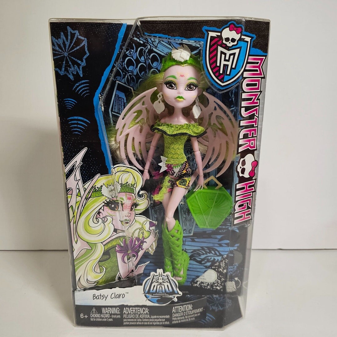 MONSTER HIGH Doll Batsy Claro Brand-boo Students Mattel - Etsy