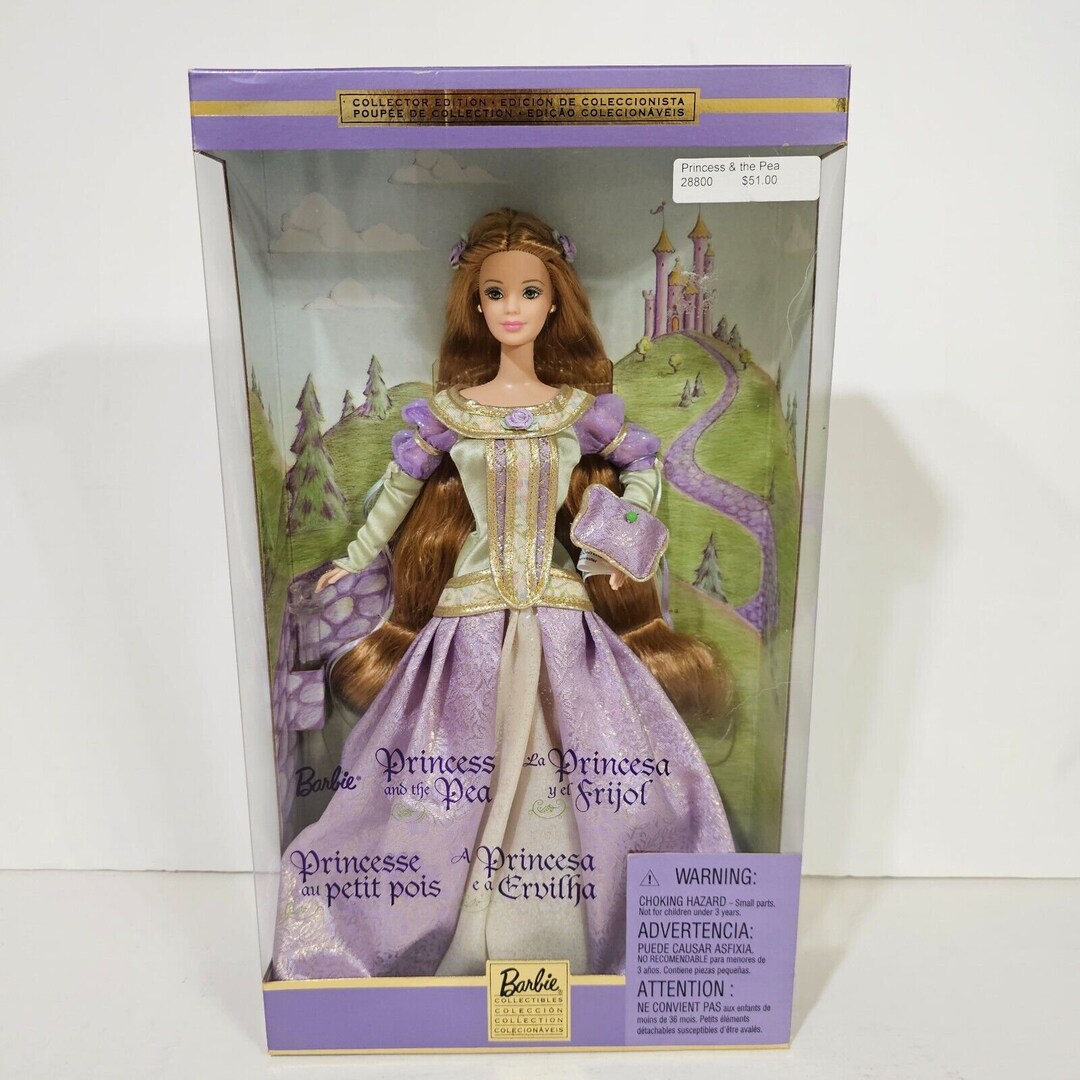 Princess and the Pea Barbie Doll Collectors Edition 2000 Mattel 28800 ...