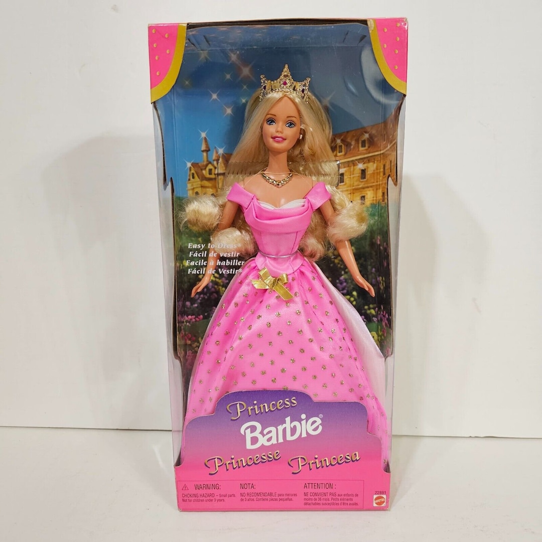 Vintage 1998 Princess Barbie Blonde Doll Easy to Dress Mattel 22891 ...
