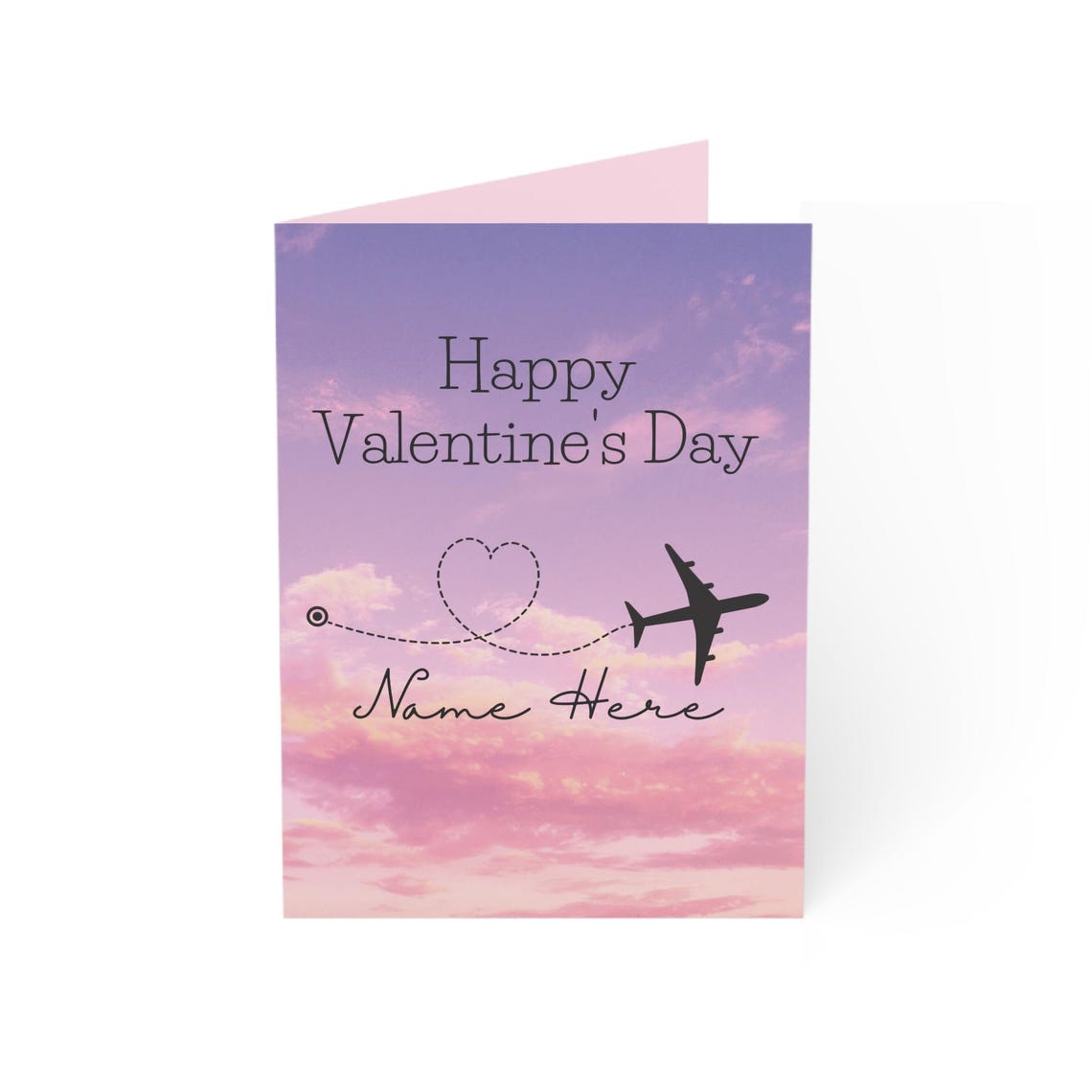 Personalized Valentines Day Card for Pilots and Aviation Lovers Flight ...
