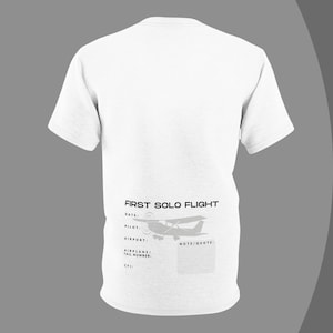 First Solo Flight - Ready to Cut Tshirt | Private Pilot Gift | CFI ...