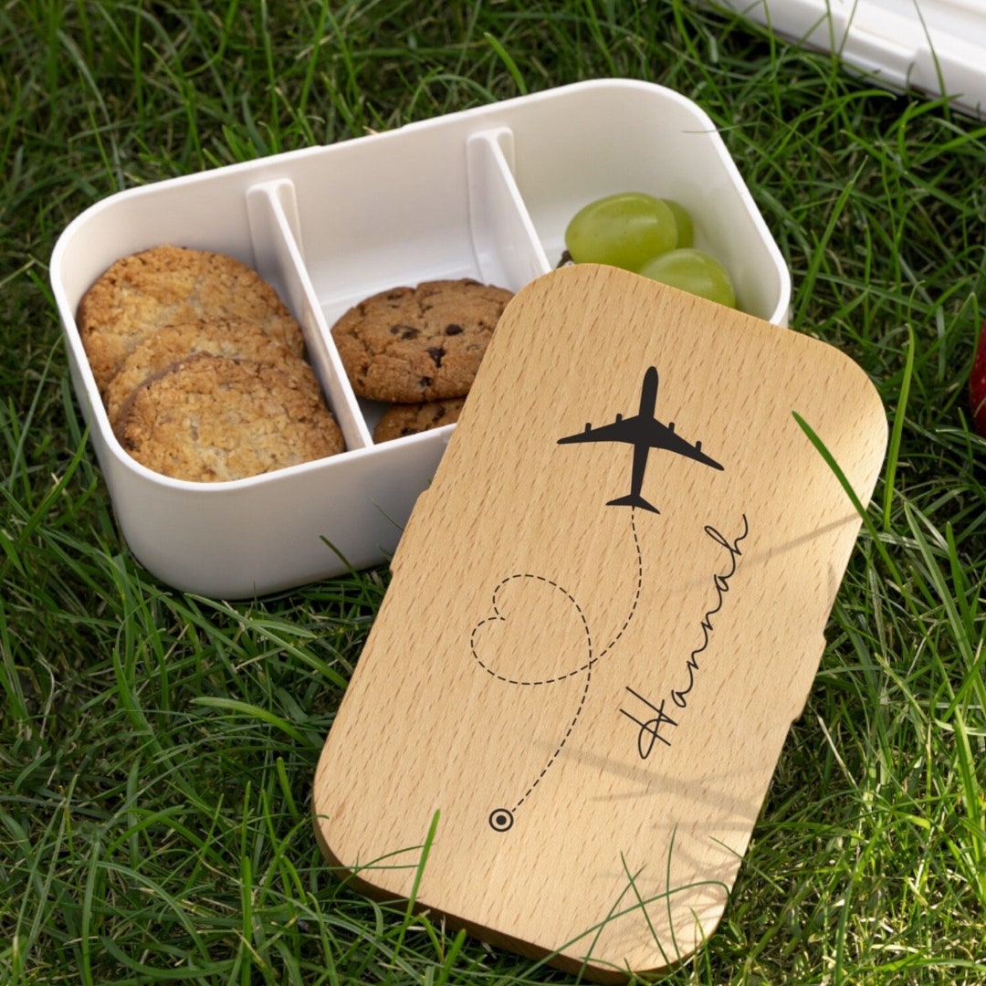 Personalized Bento Lunch Box | Aviation Pilot Gift | Flight Attendant ...