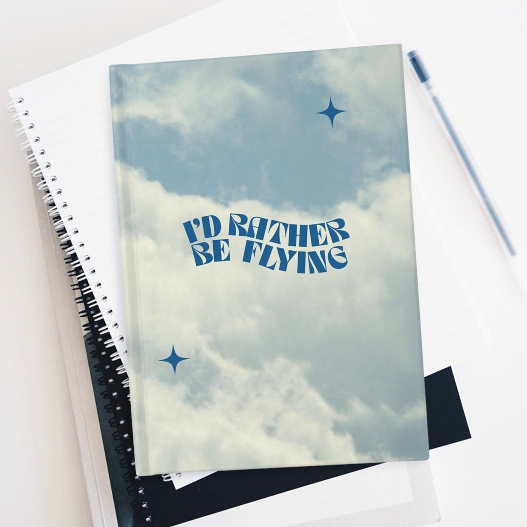 Pilot Journal Aviation Notebook Airplane Enthusiast Diary Sky Lover ...