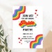 Editable Pride Parade Invitation Template | Rainbow LGBTQ+ Event Flyer ...