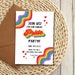 Rainbow Pride Party Invite: Editable Template (digital Download) - Etsy