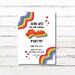 Rainbow Pride Party Invite: Editable Template (digital Download) - Etsy