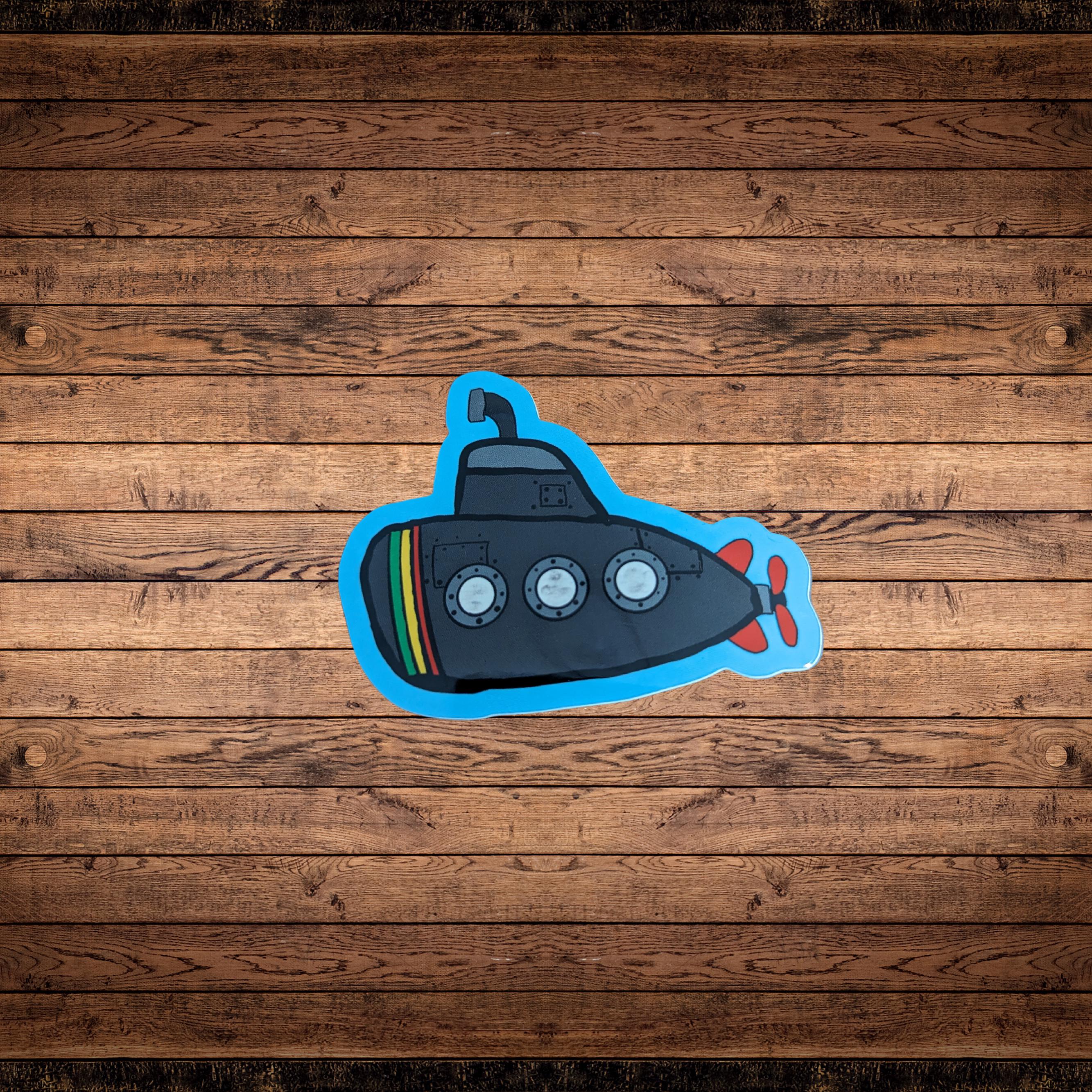 Vinyl Sticker Rasta-marine submarine - Etsy