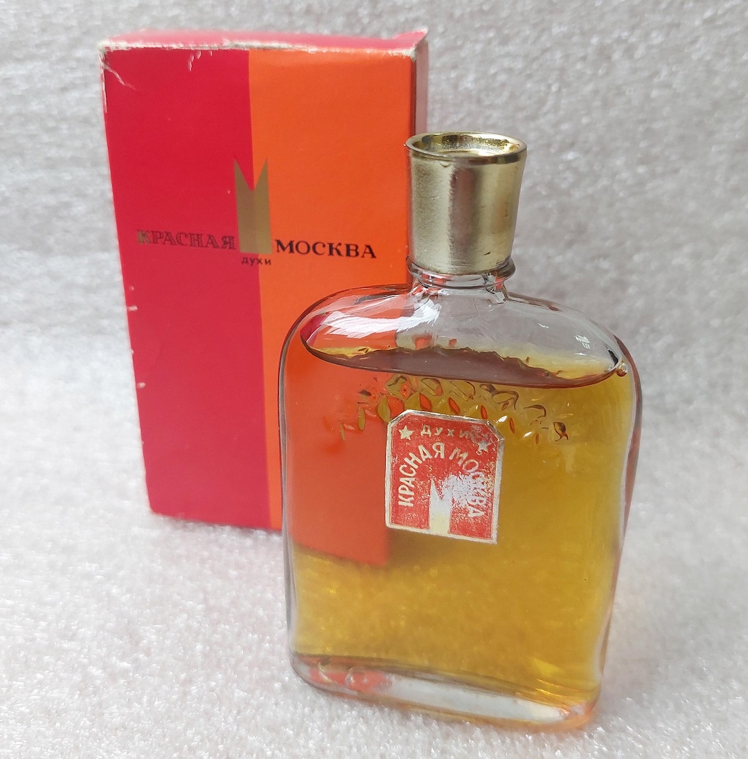 Vintage USSR Perfume Red Moscow Krasnaya Moskva Novaya Zarya With Box ...