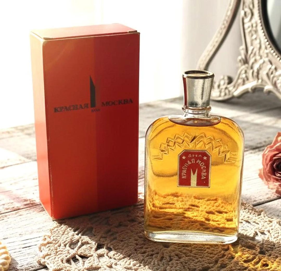 Vintage Red Moscow Perfume by Novaya Zarya - USSR Collectible With Box ...
