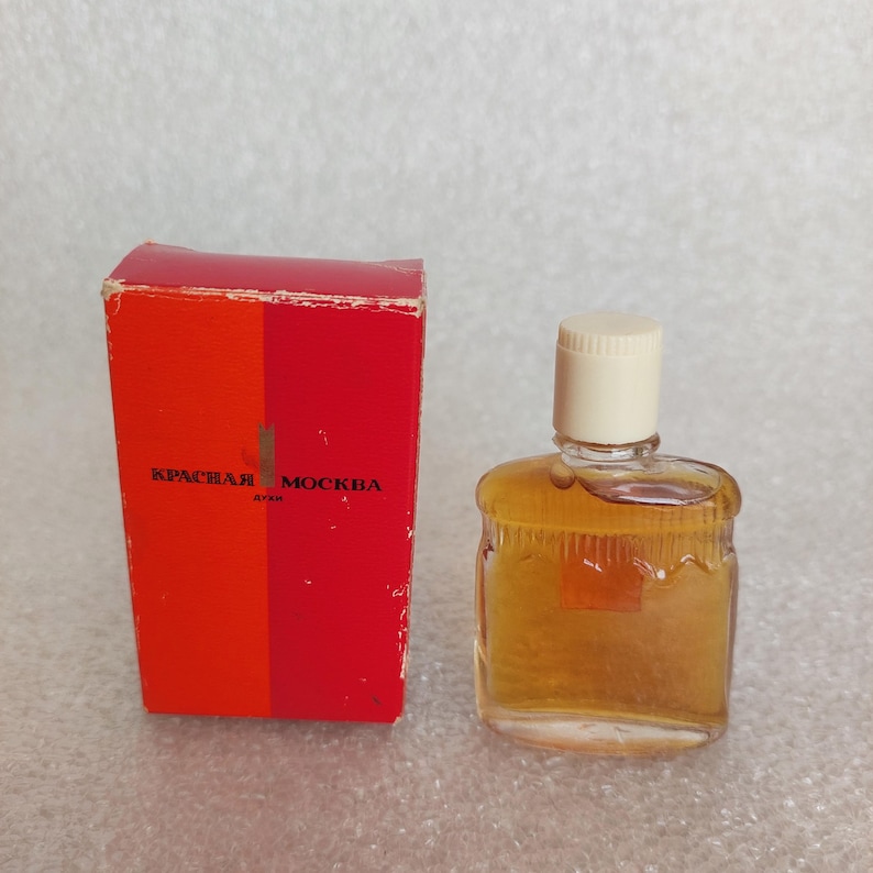 Vintage USSR Perfume Red Moscow Krasnaya Moskva Novaya Zarya With Box ...
