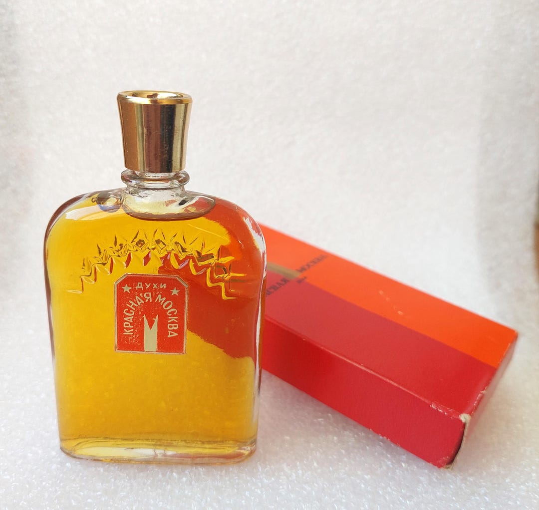 Vintage USSR Perfume Red Moscow Krasnaya Moskva Novaya Zarya With Box ...