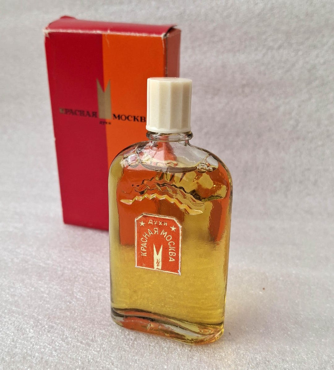 Vintage USSR Perfume Red Moscow Krasnaya Moskva Novaya Zarya With Box ...