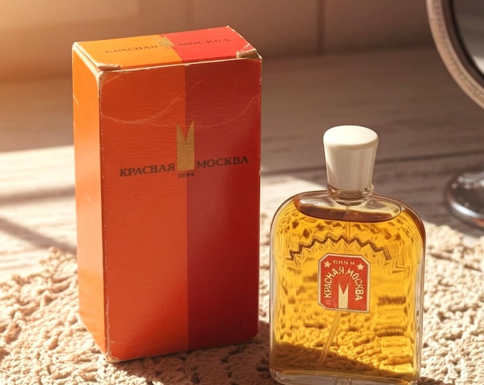 Vintage Red Moscow Perfume by Novaya Zarya - USSR Collectible With Box ...