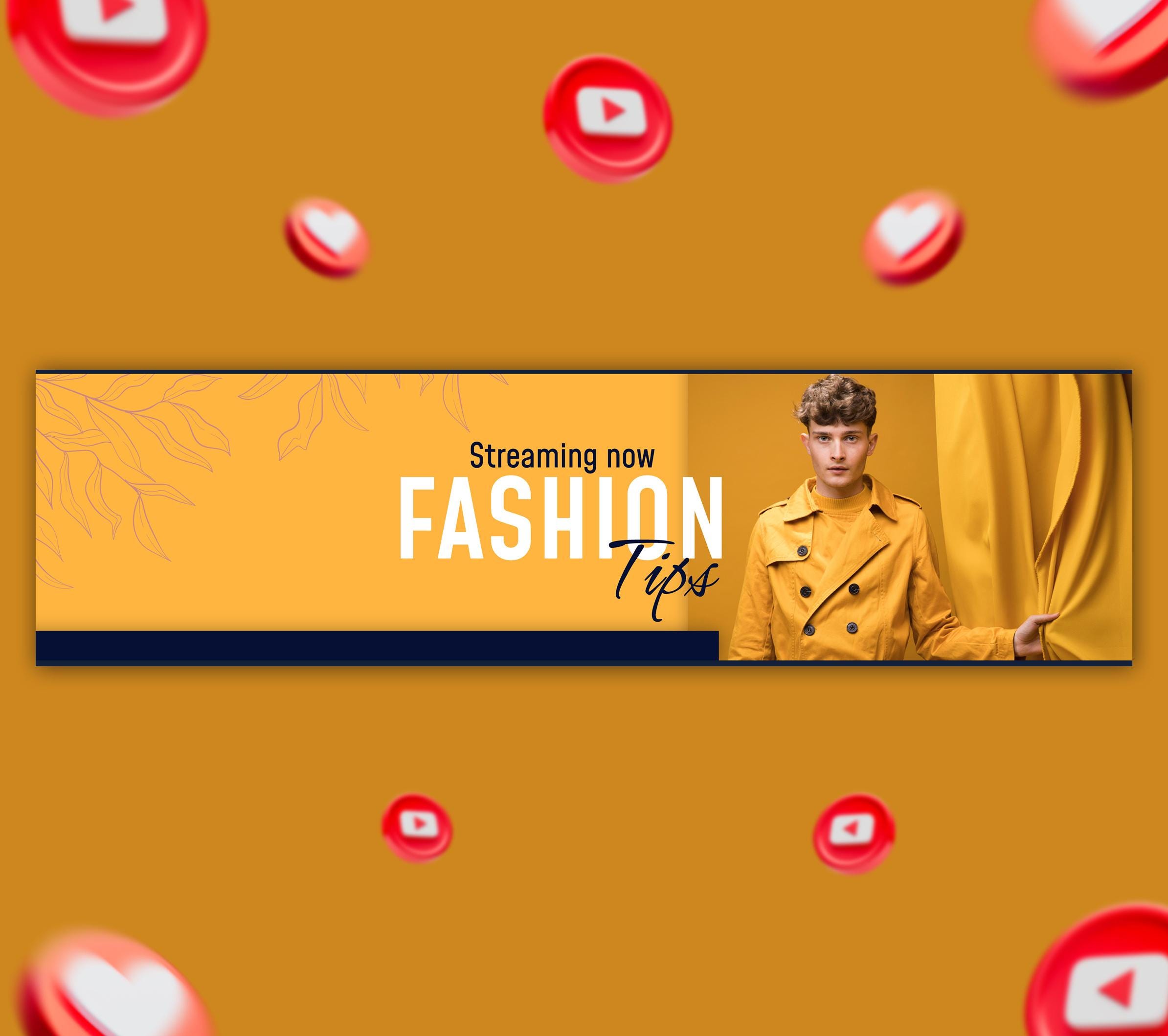 Custom Banner, Custom Youtube Banner Design, Creative Youtube Banner ...