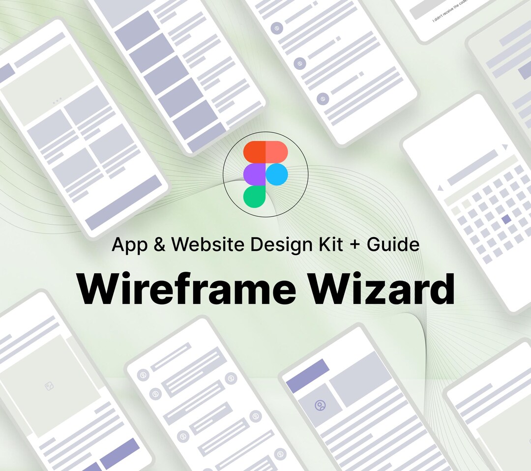 Wireframe UI Kit: UX/UI Templates for Figma - Etsy