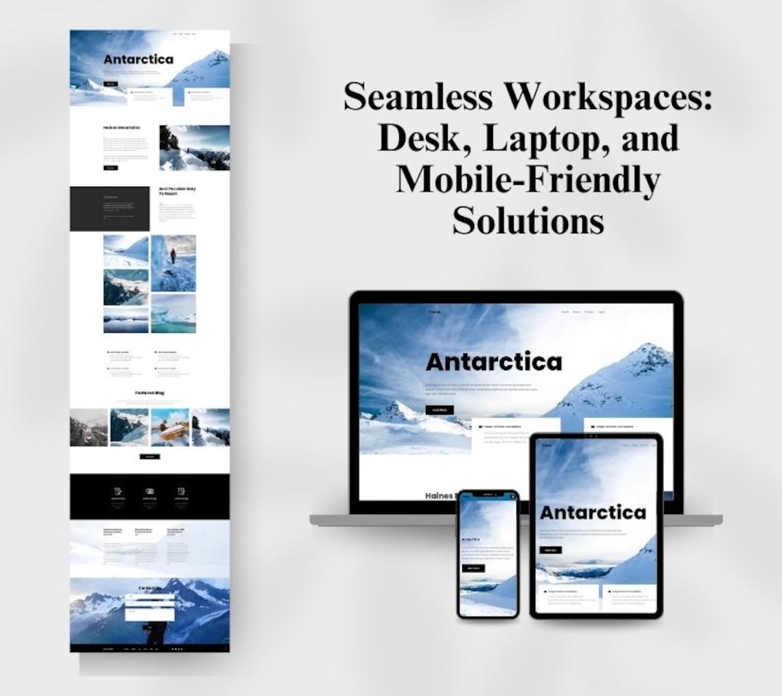Luxury Travel Agent Website Template for 2025 Editable in HTML, DIY ...