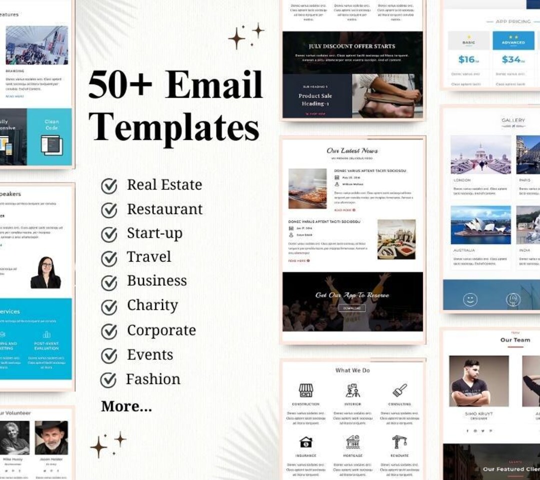 50+ Email Marketing Templates | Editable Mailchimp, Campaign Monitor ...
