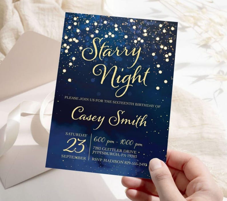 Invitation Card, Custom Invitation Card, Custom Invitation Card for ...