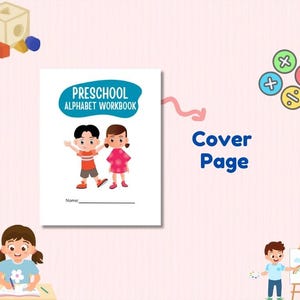 Pre-school Alphabet Workbook | 100 Fun & Educational PDF Pages for Kids ...