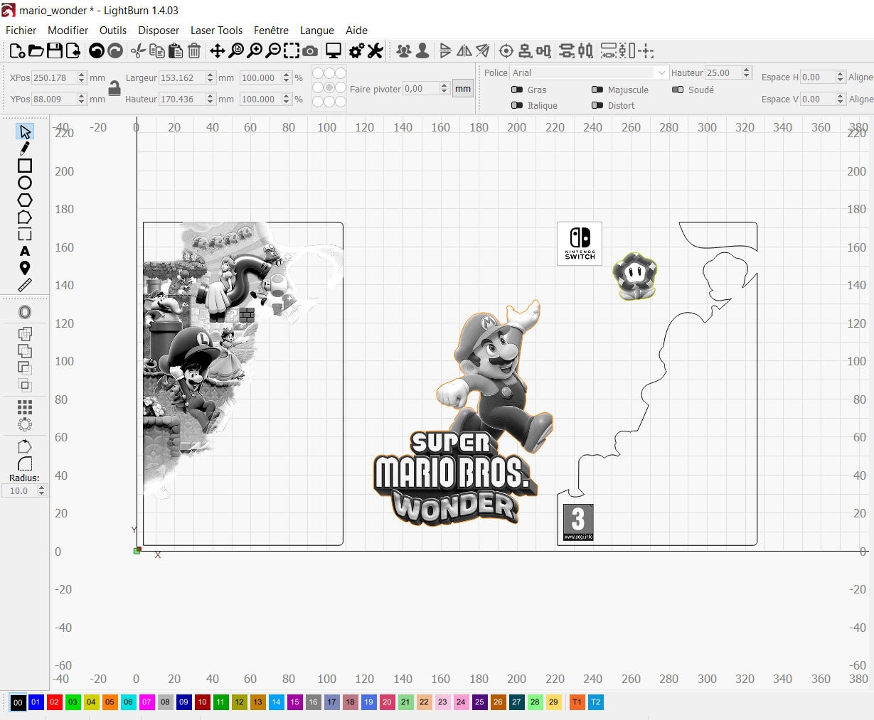 Mario Wonder - Switch - Lasercut Digital File - Etsy