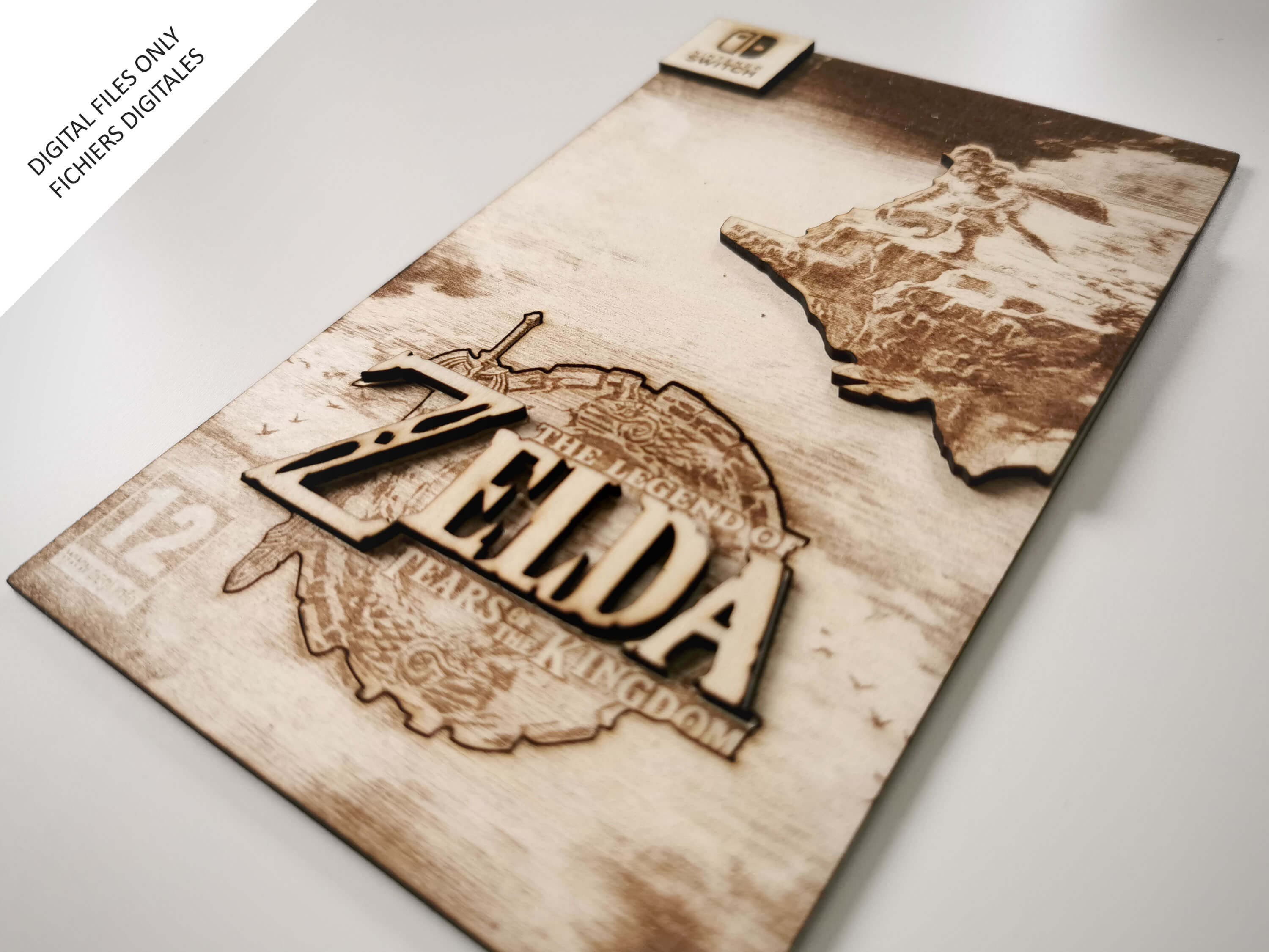 Zelda Tears of the Kingdom Switch Lasercut Digital File - Etsy