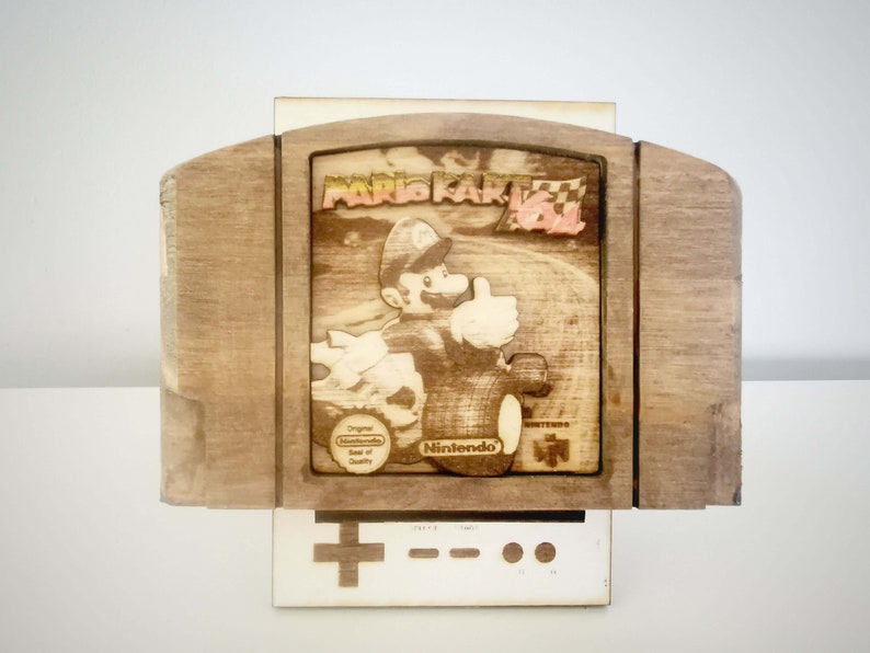 Nintendo 64 Wooden Cartridge Mario Kart 64 - Etsy