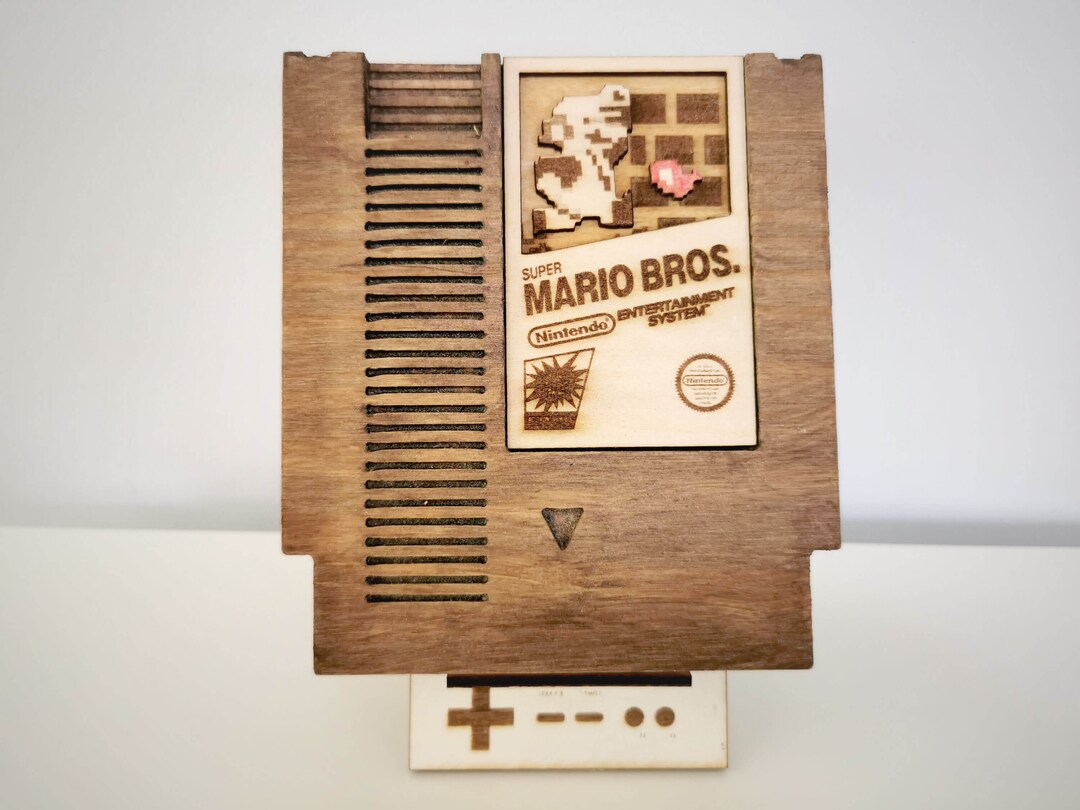 Nintendo NES Wooden Cartridge - Super Mario Bros - Etsy