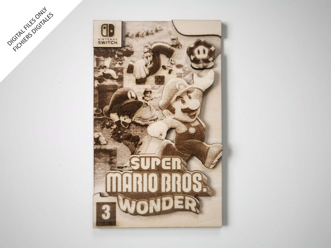 Mario Wonder - Switch - Lasercut Digital File - Etsy