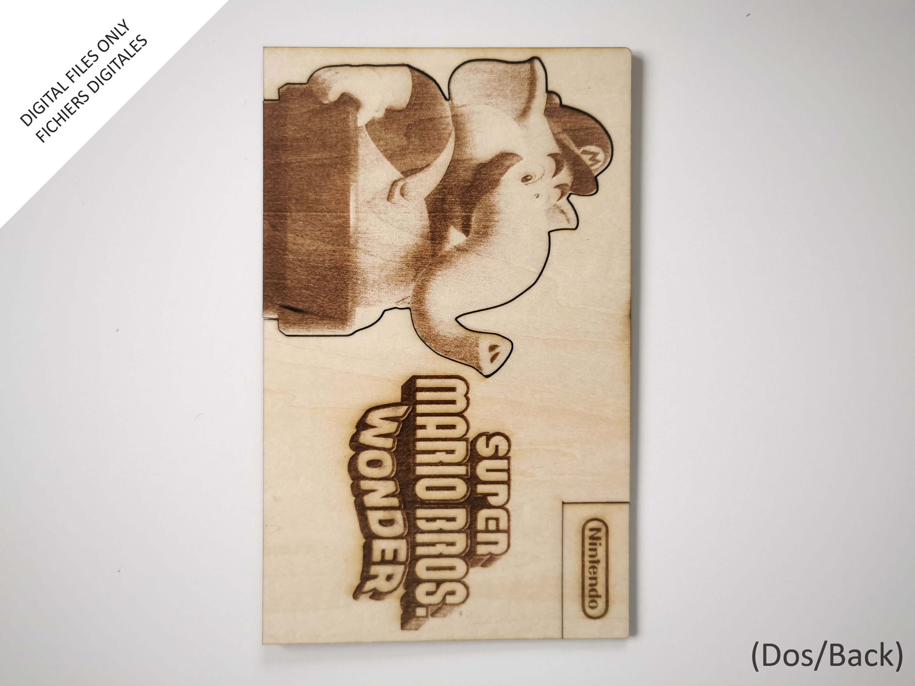 Mario Wonder - Switch - Lasercut Digital File - Etsy