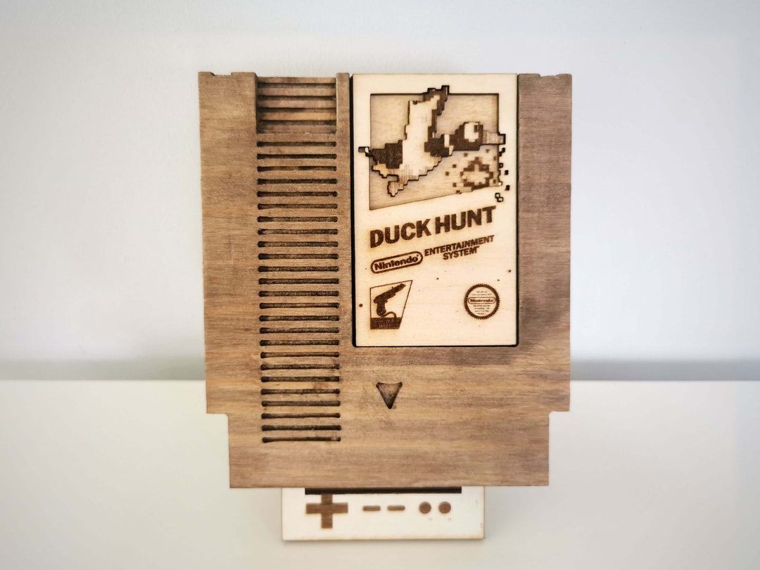 Nintendo NES Wooden Cartridge Duck Hunt - Etsy