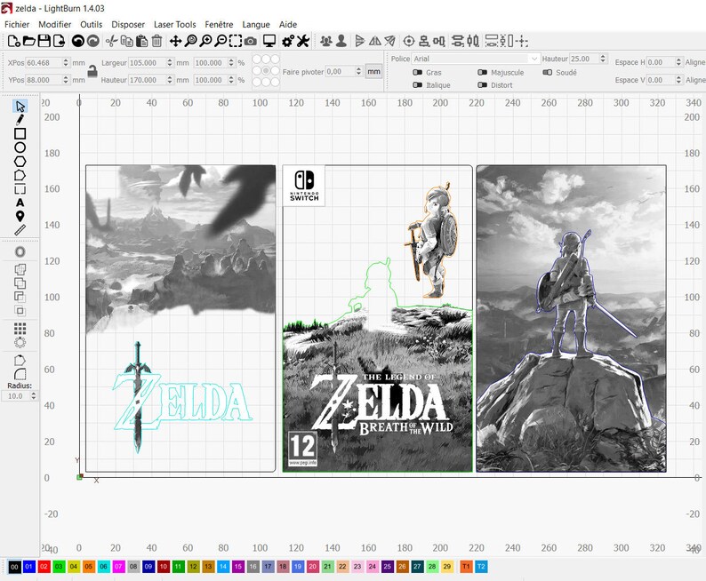 Zelda Breath of the Wild - Switch - Lasercut Digital File - Etsy