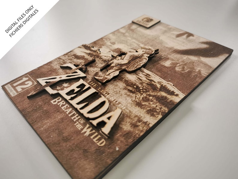 Zelda Breath of the Wild Switch Lasercut Digital File - Etsy
