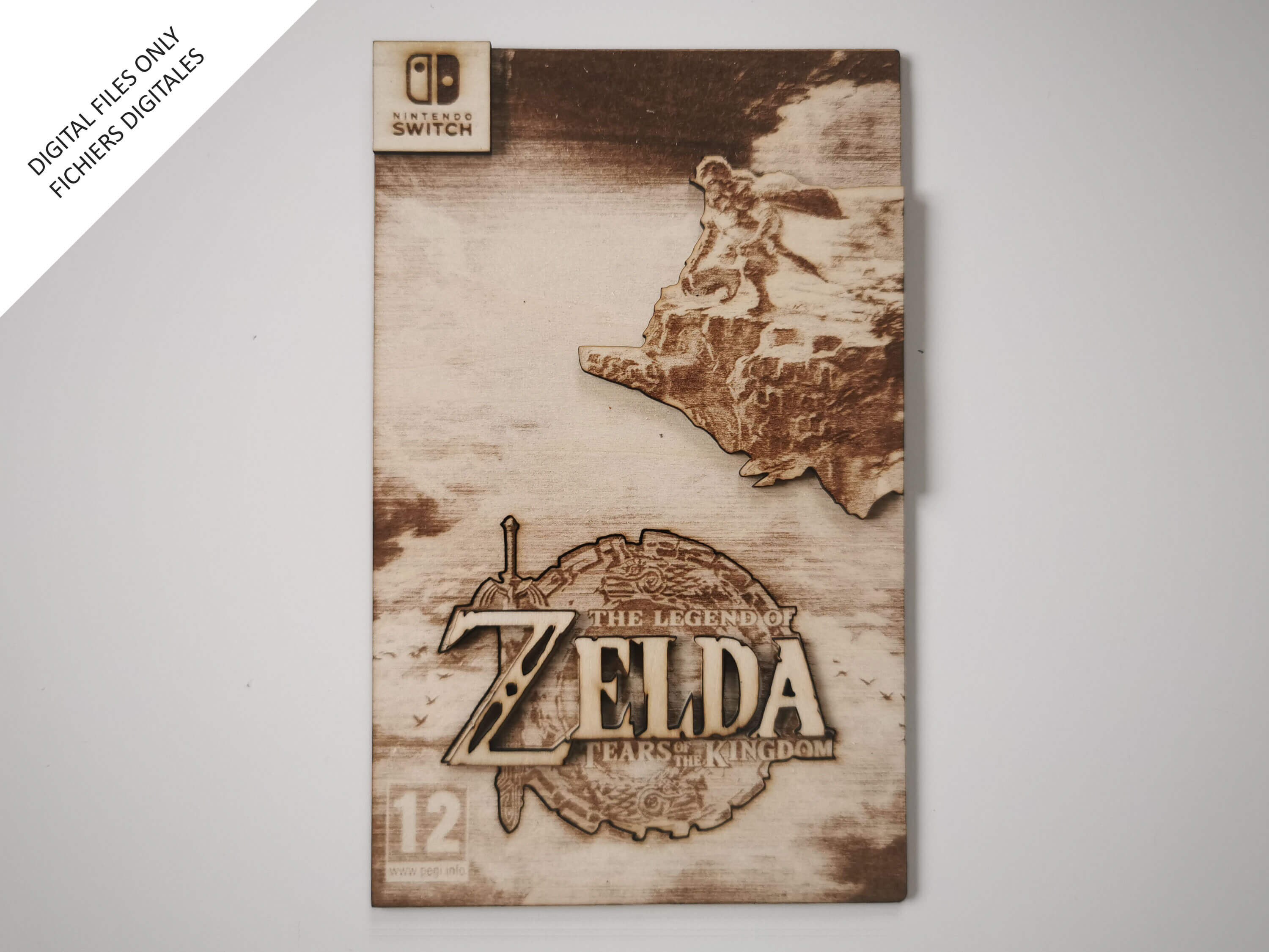Zelda Tears of the Kingdom - Switch - Lasercut Digital File - Etsy
