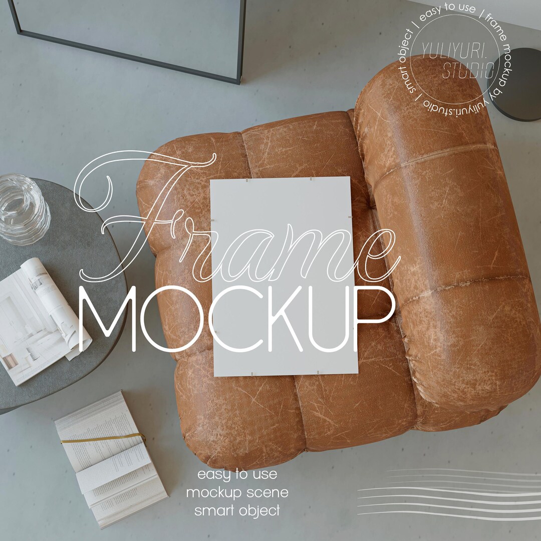 Minimalist Poster Mockup, Acrylic Frame Mockup PSD for Photoshop, Print ...