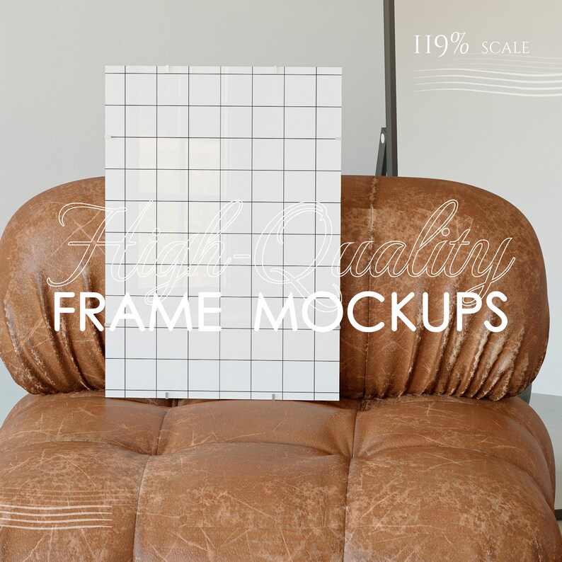 Acrylic Frame Mockup PSD for Photoshop, Minimalist Poster Mockup, Print ...