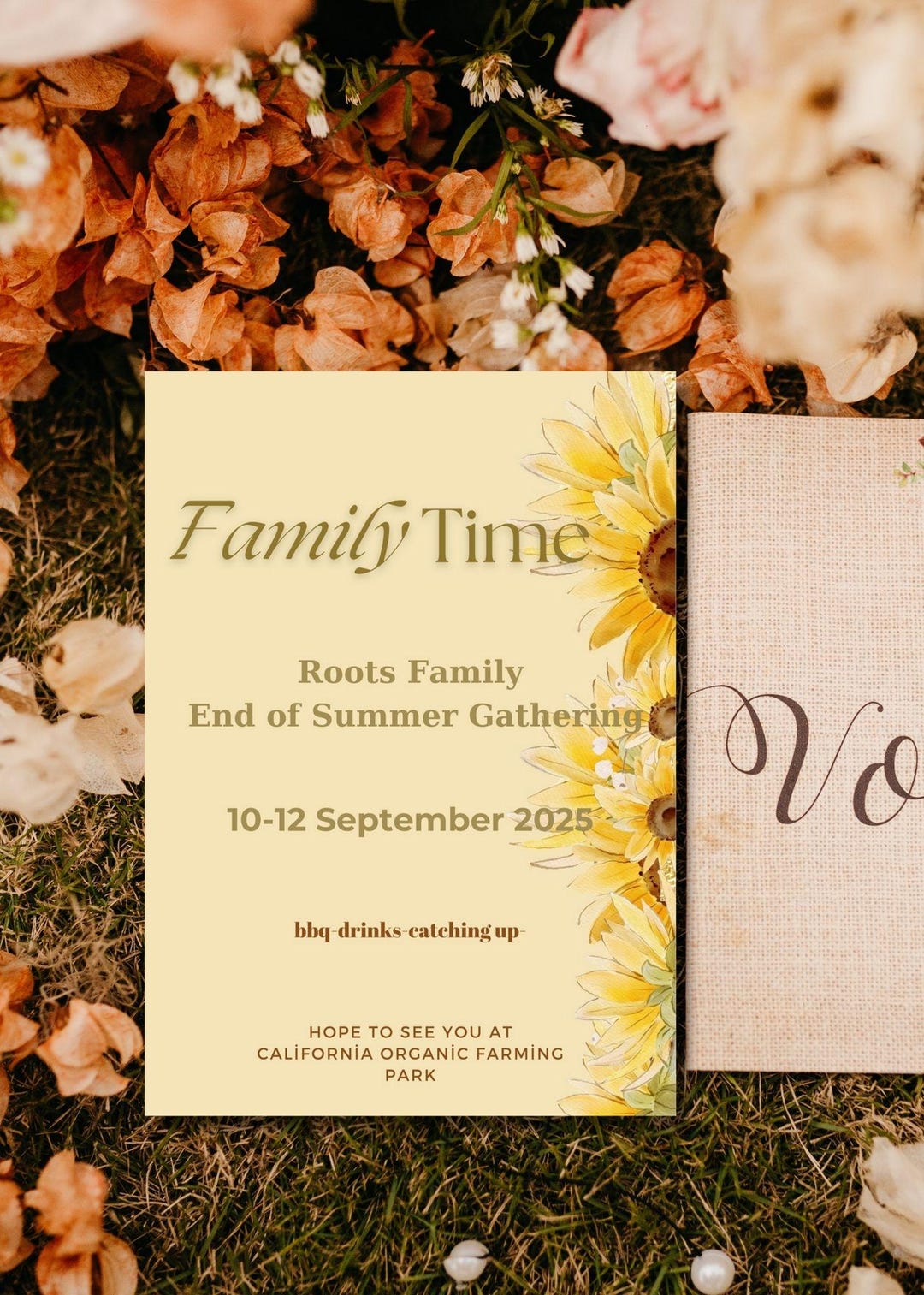 Family Summer Invitation - Family Party Invitation, Family Reunion ...