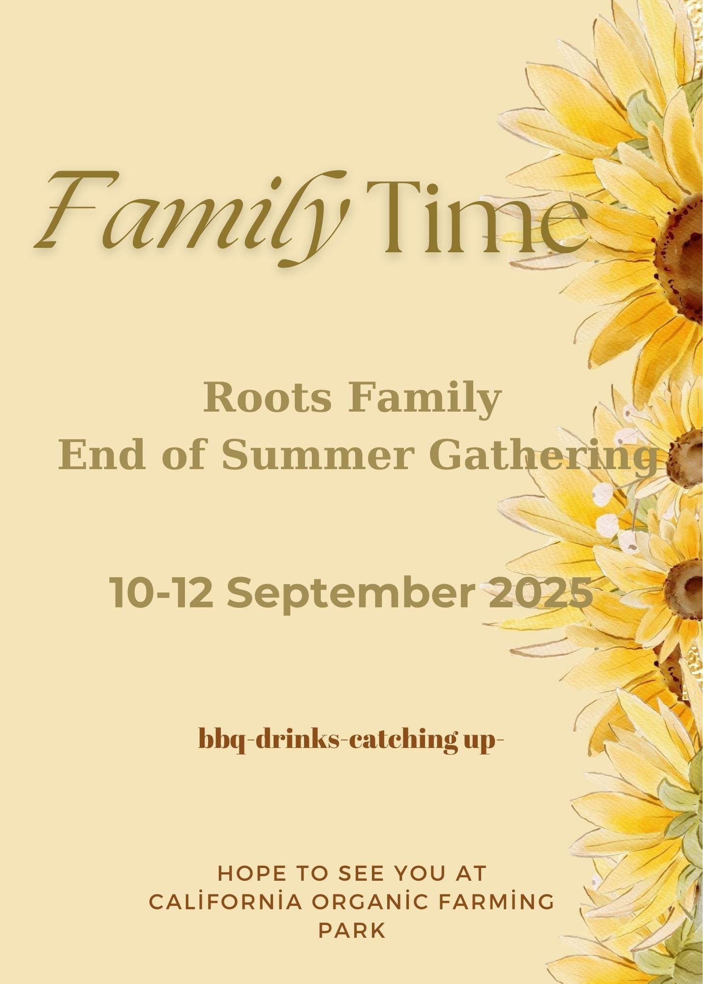 Family Summer Invitation - Family Party Invitation, Family Reunion ...