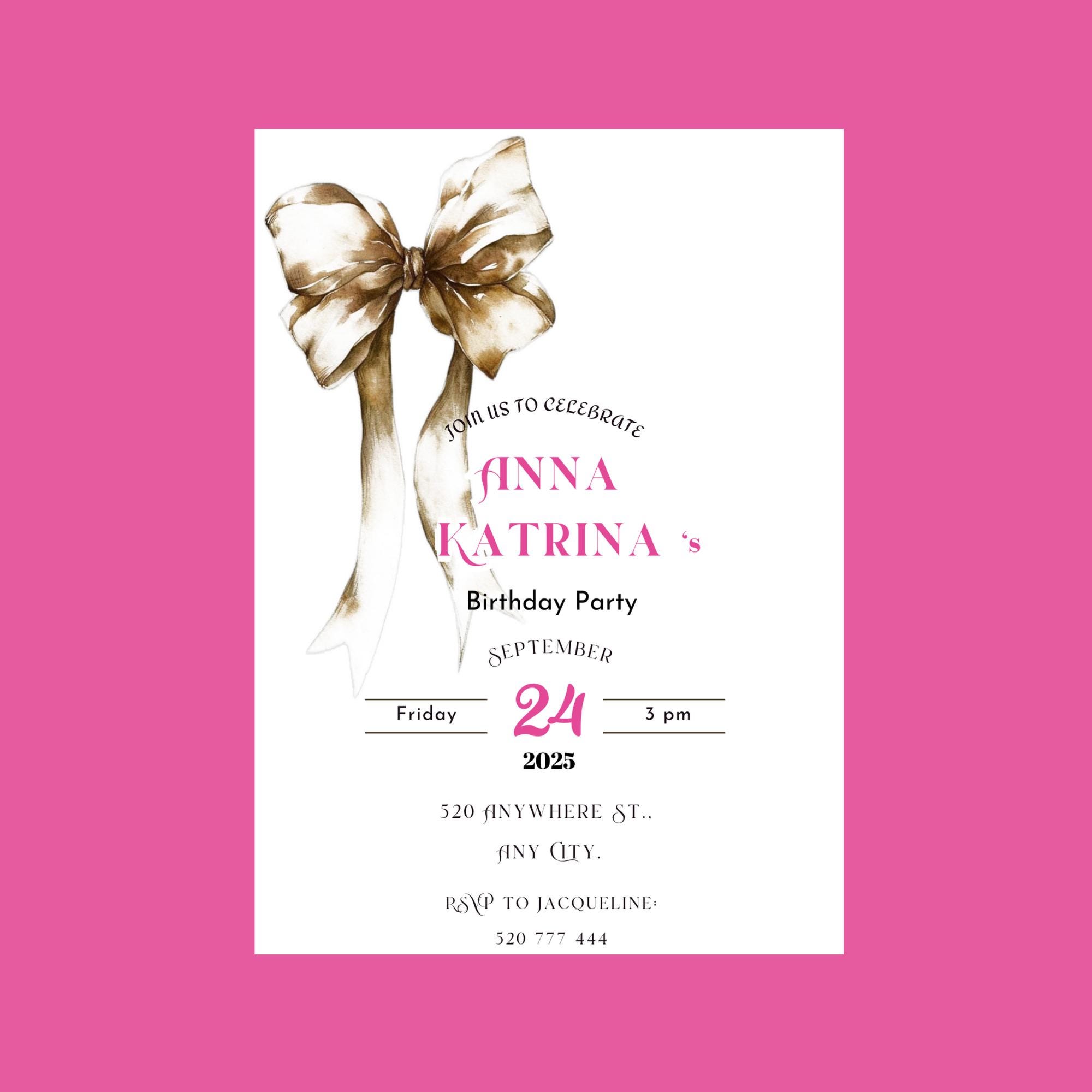 Creating an Editable Birthday Invitation - Etsy