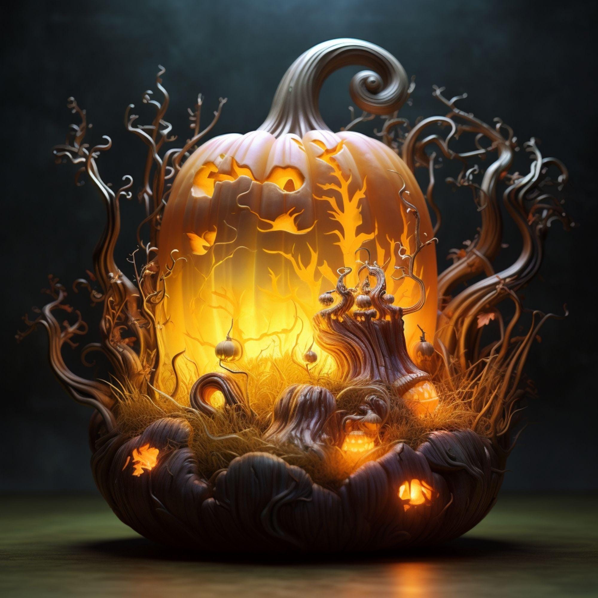 The Enchanted Pumpkin and Halloween: A Magical Symbol of the Spooky ...