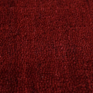 Modern Handknotted Solid Dark Red 100% Woolen Hand Tufted Rug Designer ...