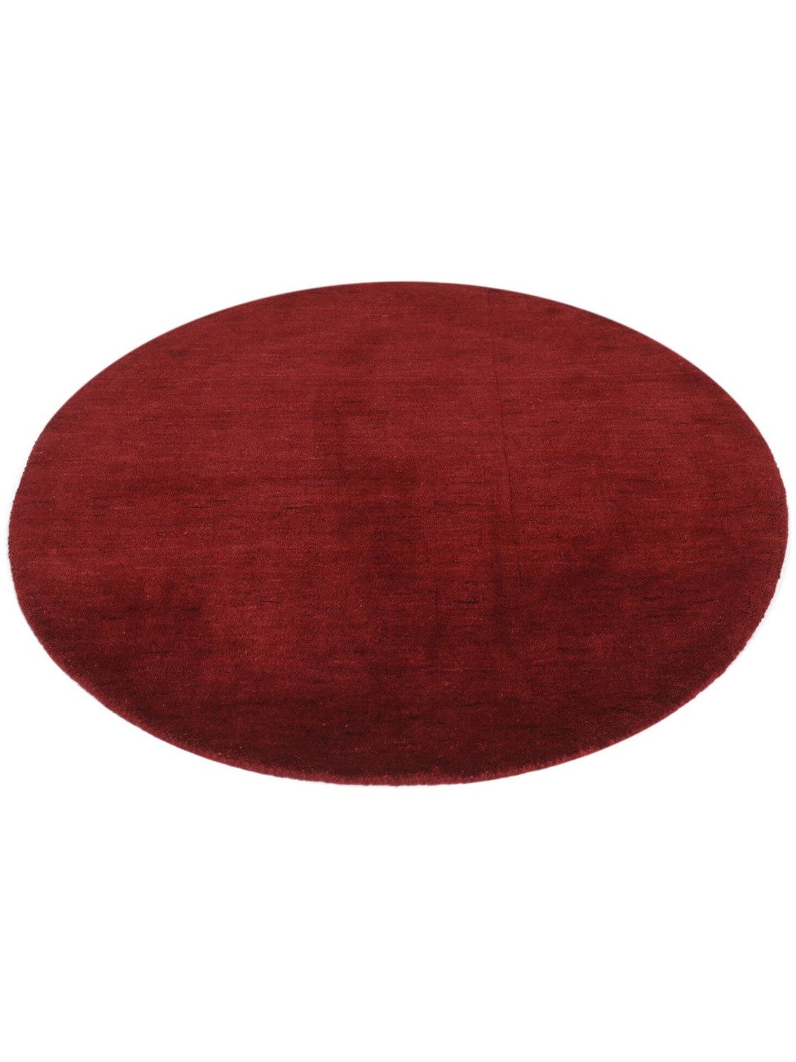 Modern Handknotted Solid Dark Red 100% Woolen Hand Tufted Rug Designer ...