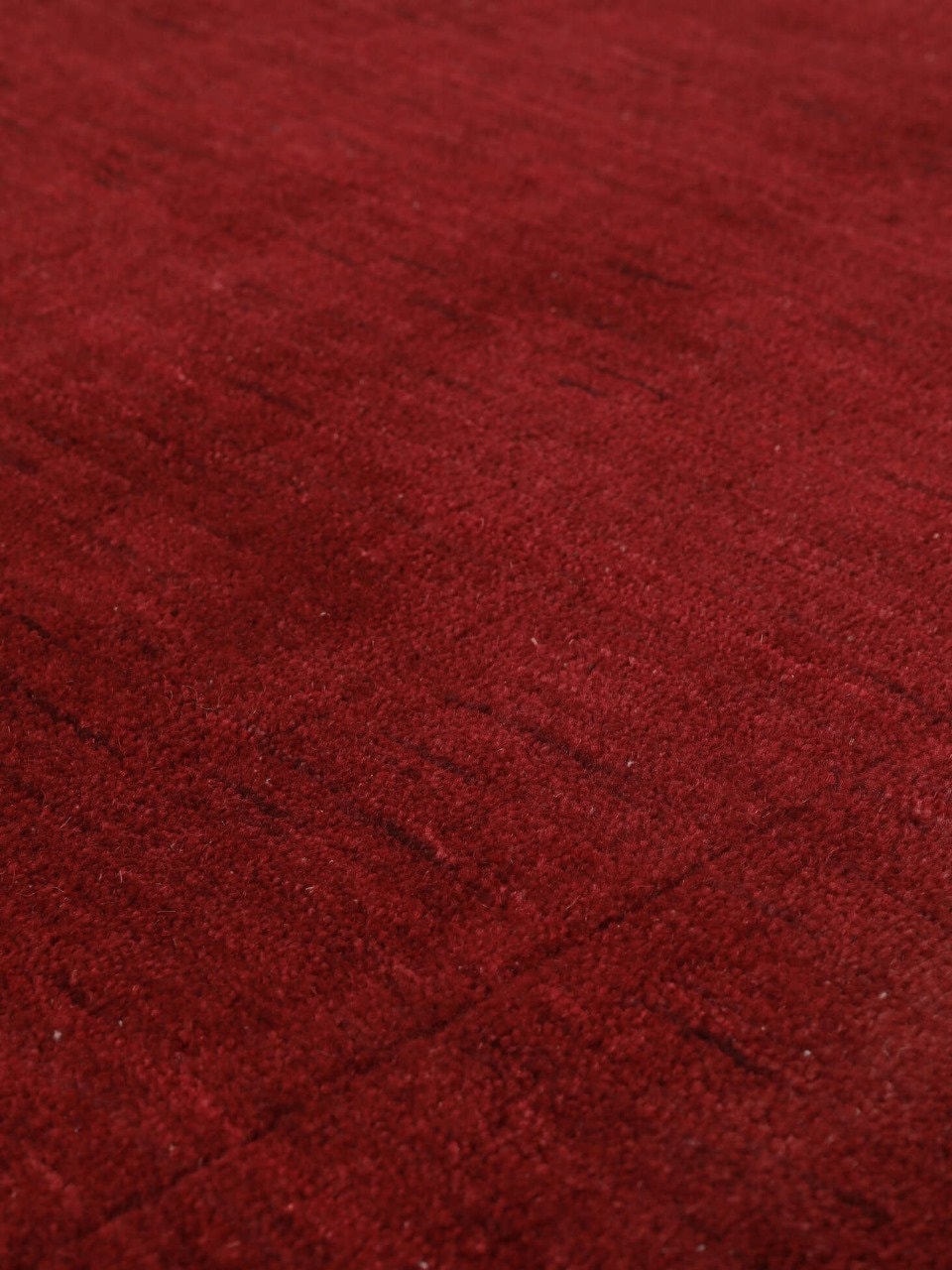 Modern Handknotted Solid Dark Red 100% Woolen Hand Tufted Rug Designer ...