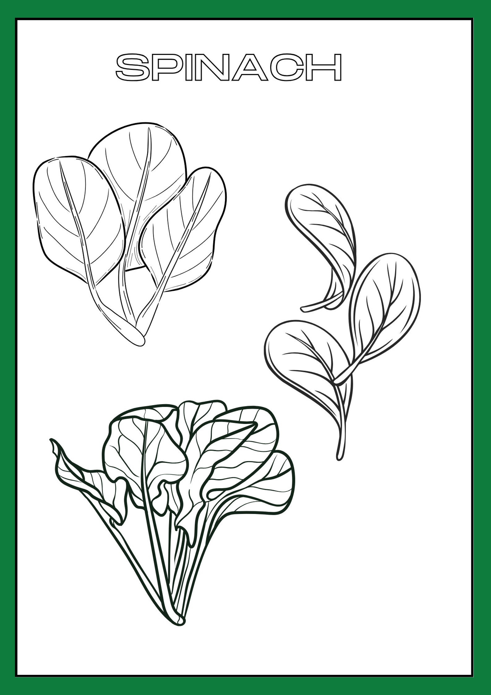Vegetable Coloring Pages, Printable Vegetable Activity Worksheet for ...