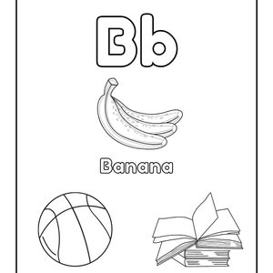 ABC Coloring Booklet, Preschool Coloring Pages, Preschool Activity ...