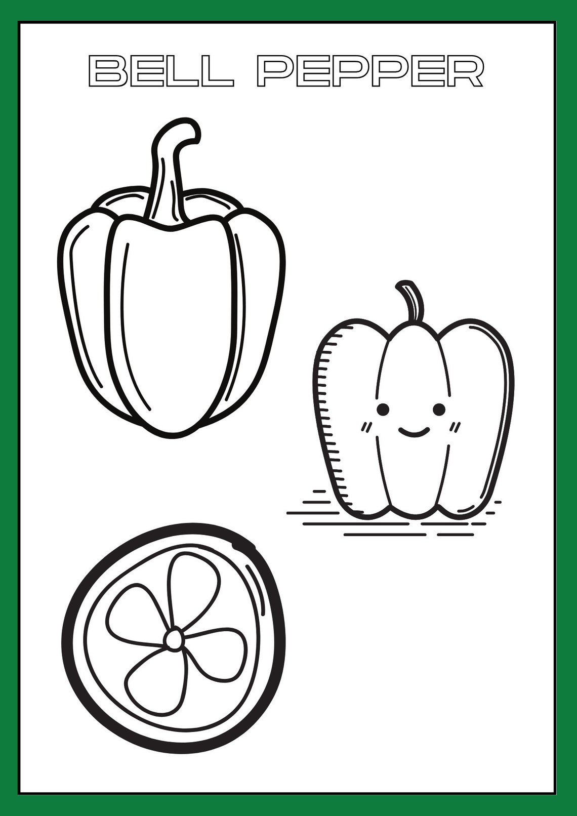 Vegetable Coloring Pages, Printable Vegetable Activity Worksheet for ...