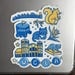 UCLA Collage Sticker | Great for UCLA Bruins | College Merch - Etsy